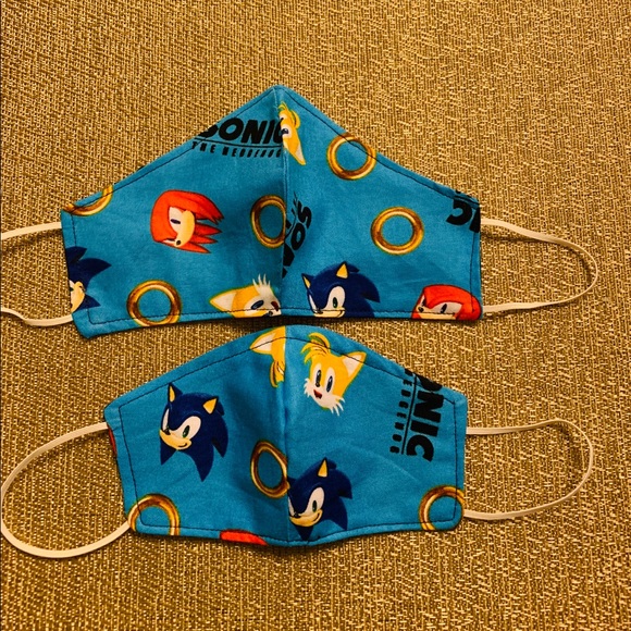 Passion of Essence | Accessories | Sonic The Hedgehog Kid Face Masks ...